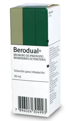 BERODUAL SOLUCION NEBULIZACION X 20 ML (FENOTEROL/IPRATROPIO ...